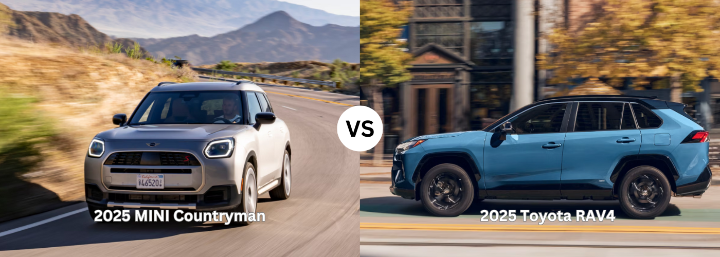 2025 MINI Countryman vs. Toyota RAV4 | MINI of Loveland