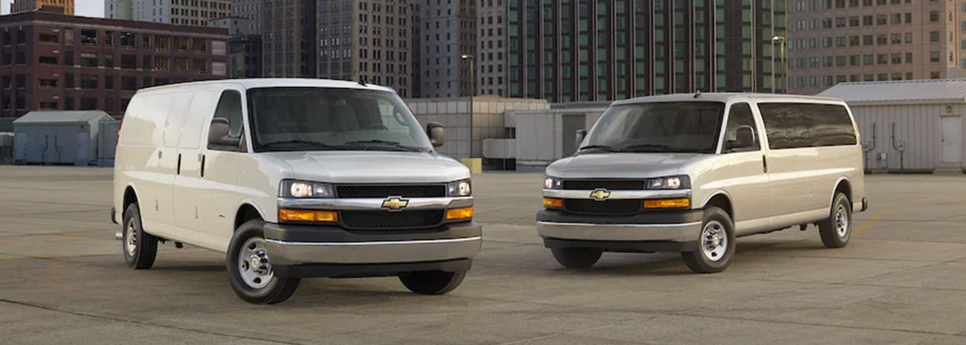 2022 Chevy Express Passenger Van Vs Cargo Van Dimensions Specs
