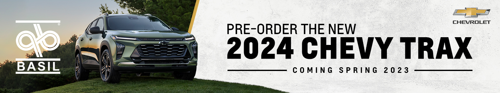 Pre-Order the New 2024 Chevy Trax | Joe Basil Chevrolet