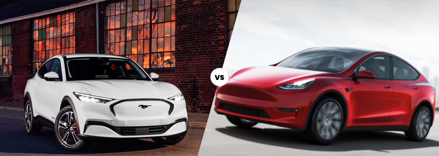 2023 Mustang Mach E vs. Tesla Model Y | Mossy Ford